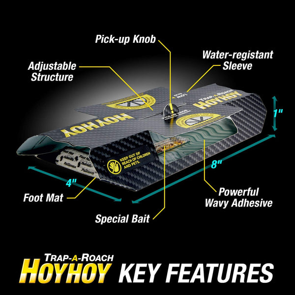 HOY HOY Trap A Roach - 1 Case (100⁠ ⁠Traps) - HOY HOY USA